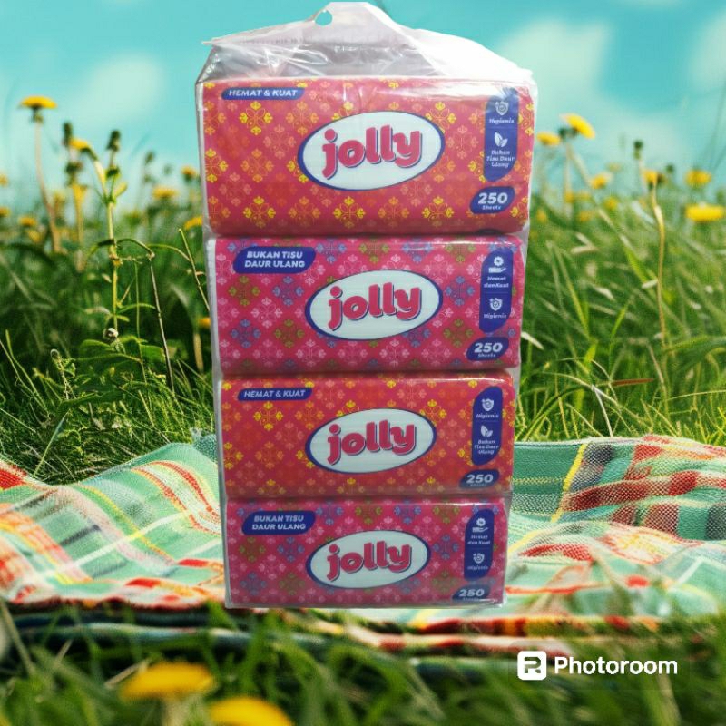 Jual Tissue Jolly 250 Sheet 2 Ply 4 Pack | Shopee Indonesia