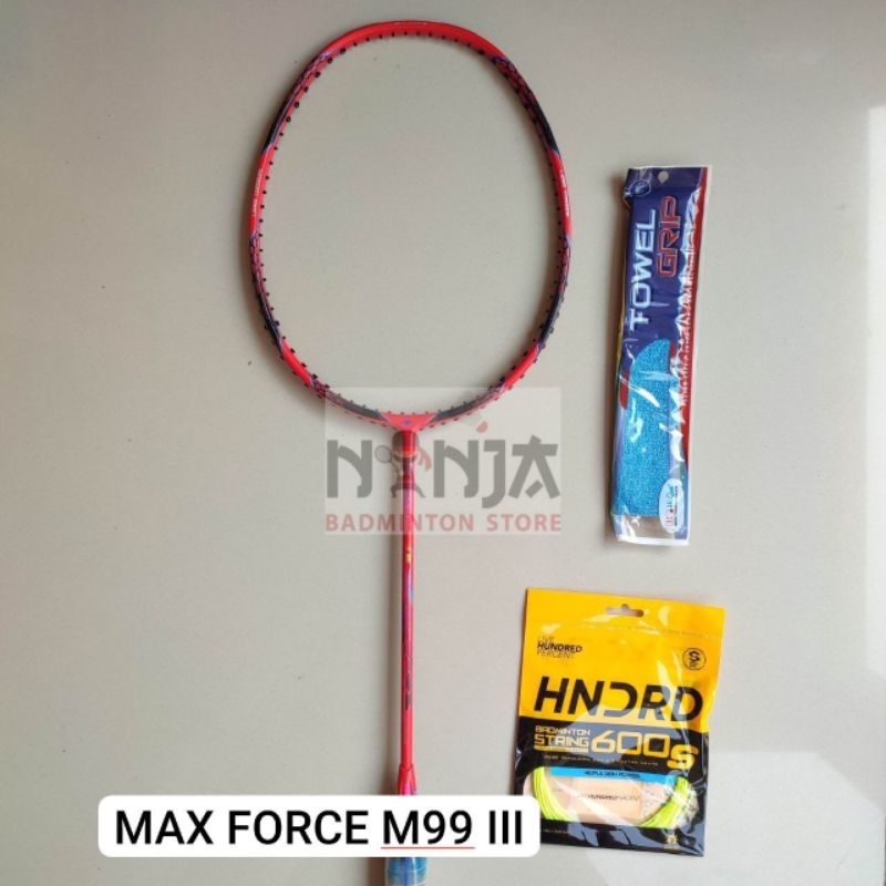 Jual RAKET BADMINTON POWERMAX MAX FORCE M99 III ORIGINAL | Shopee Indonesia