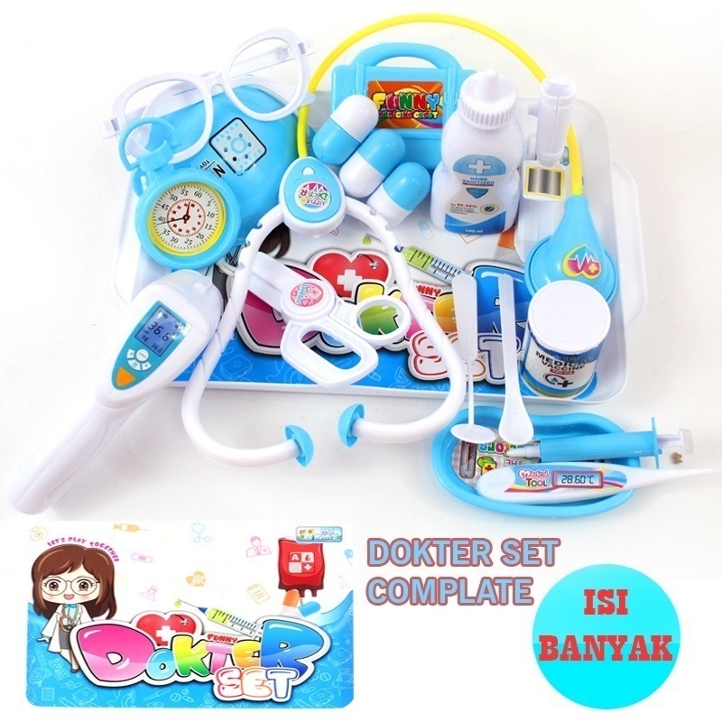 Jual Mainan Anak Alat Dokter Dokteran Ada Nampan MD02 - Doctor Set ...
