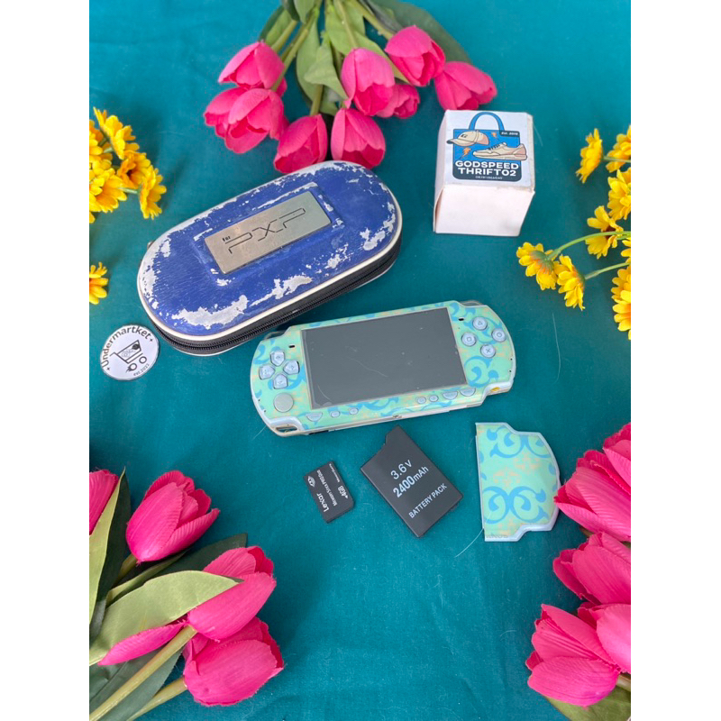 Jual Sony Psp-2000 Mint Green Edition Include Memo 4Gb (Full game), Tas ...