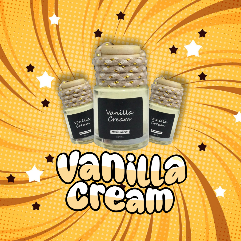 Jual Parfum Mobil Parfum Gantung Pengharum Ruangan Vanilla Cream 10ml ...