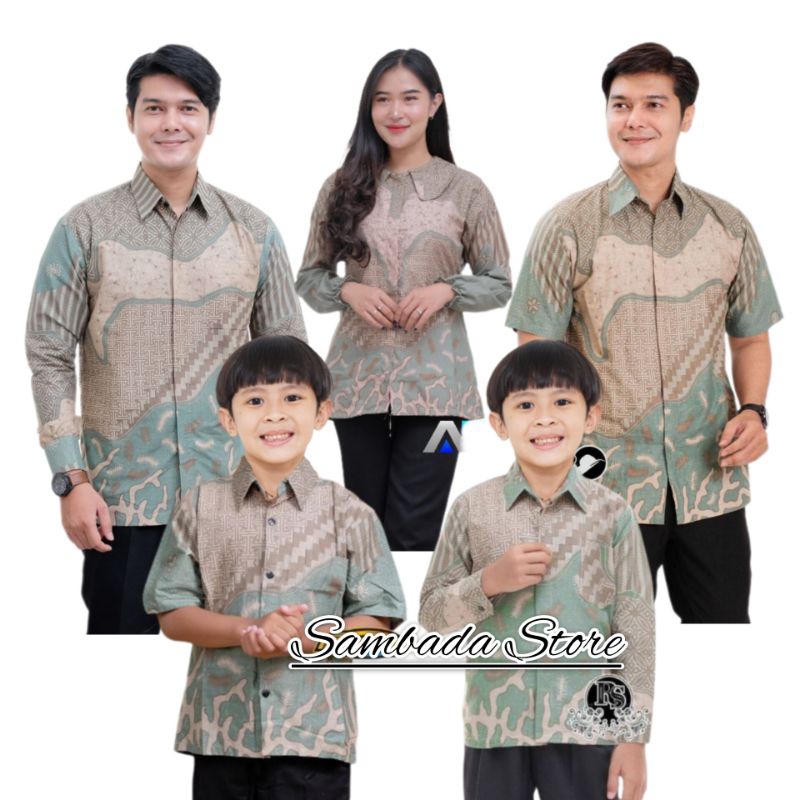 Jual Sarimbit Batik Keluarga - Pakaian Batik Ayah,Ibu & Anak - Baju ...