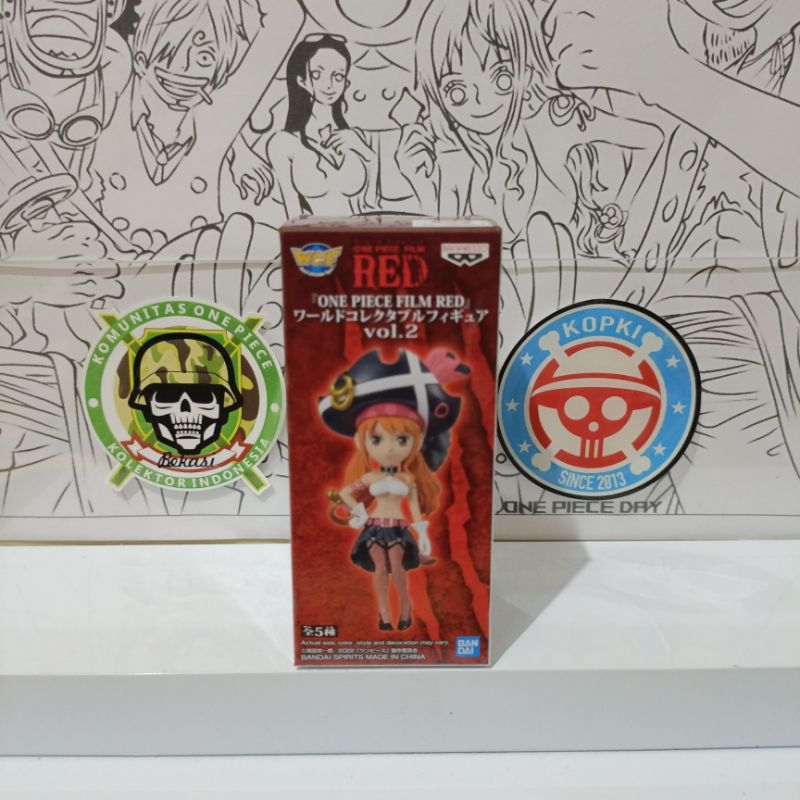 Jual Figure Wcf Nami Red One Piece | Shopee Indonesia