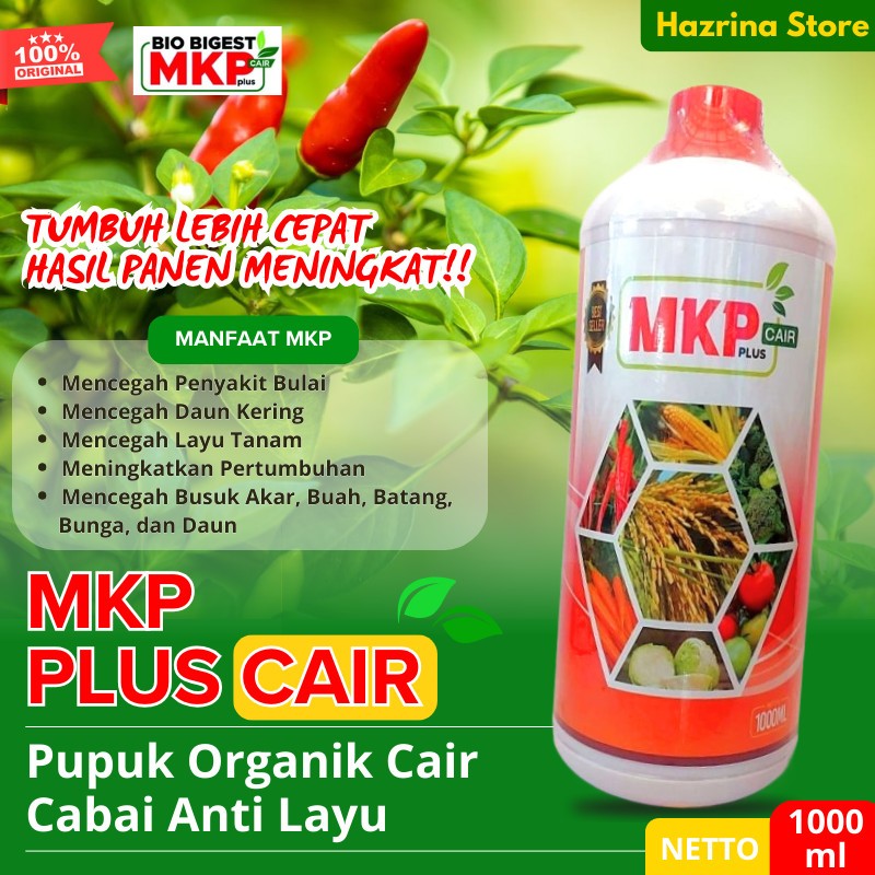 Jual Obat Cabe Anti Layu Fusarium MKP BIO 1000ML Fungisida Hayati POC ...