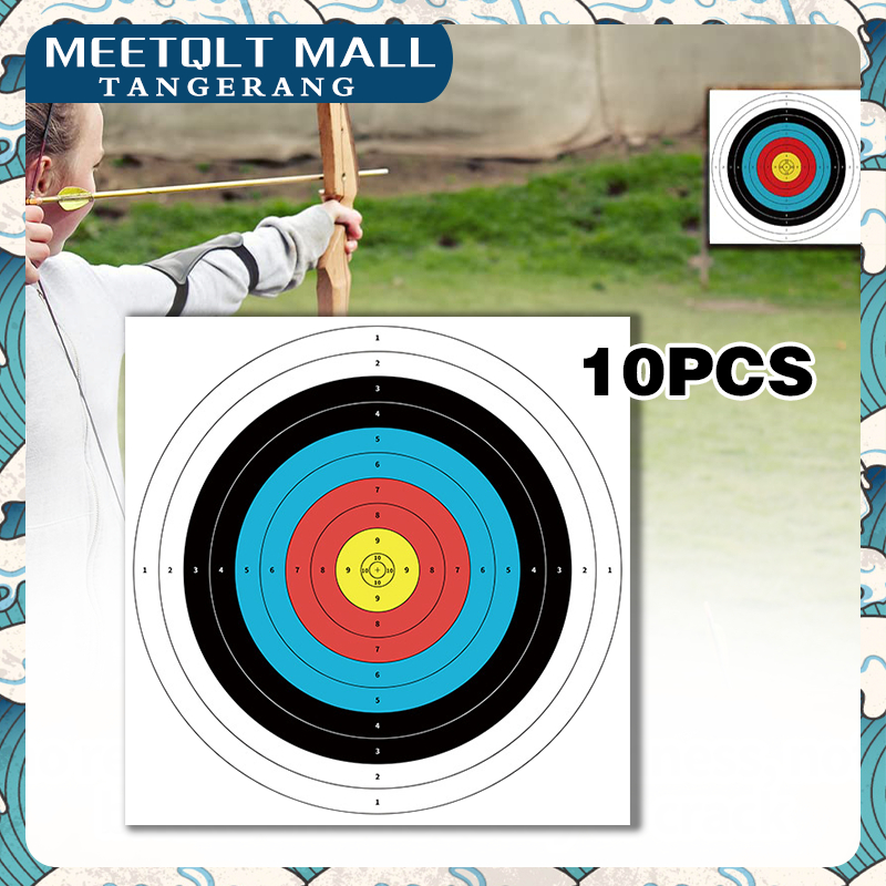 Jual Paper Target Presisi-Kertas Sasaran Tembak 60*60cm-Face Target ...