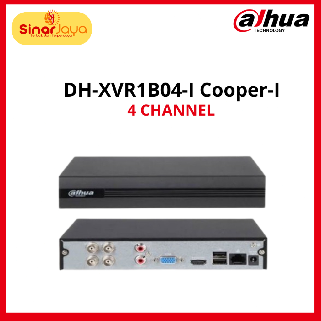 Jual DAHUA DH-XVR1B04-I Cooper-I 4CH | Shopee Indonesia