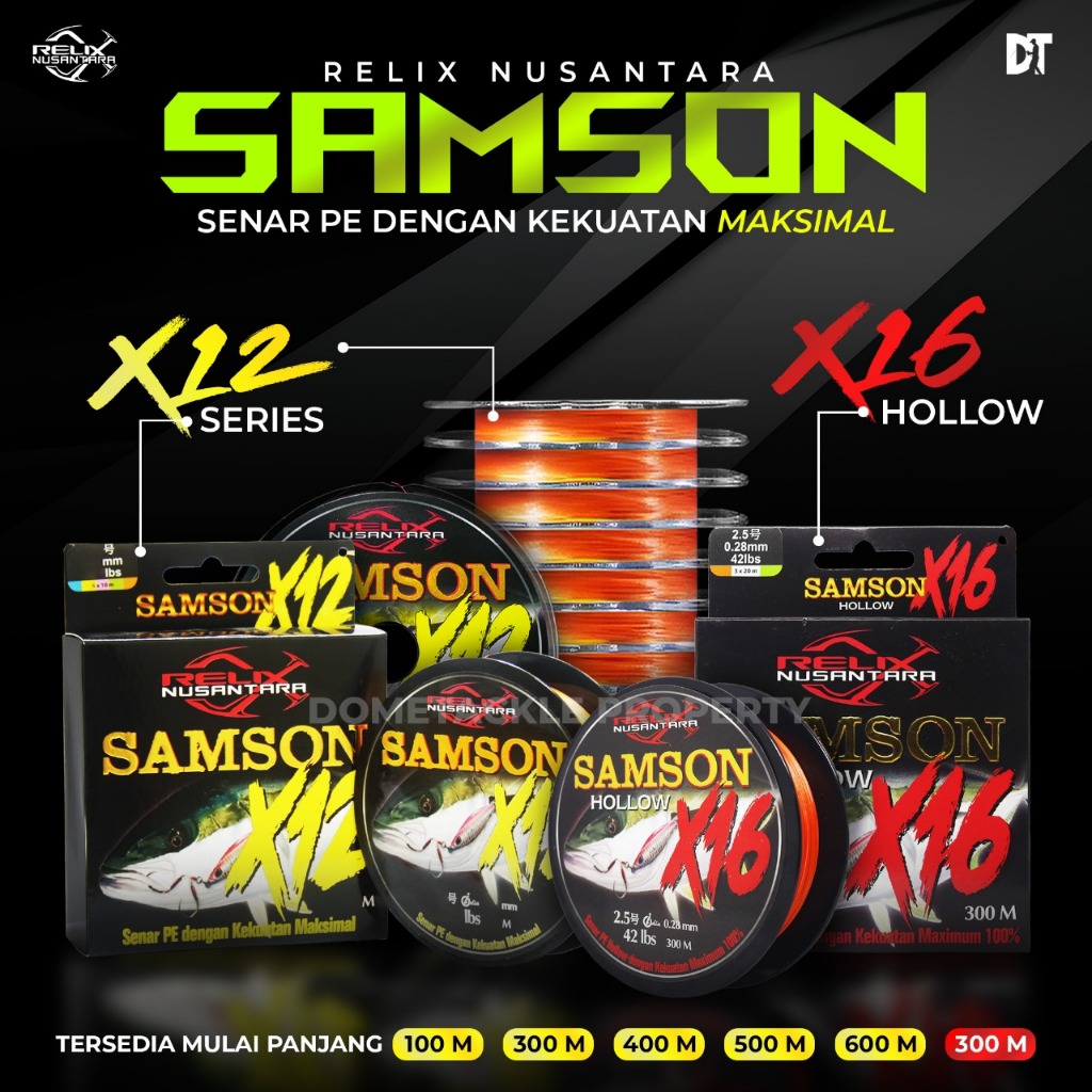 Jual Senar PE Samson X12 - X16 Connecting 100m Pack 300m 400m 500m 600m ...