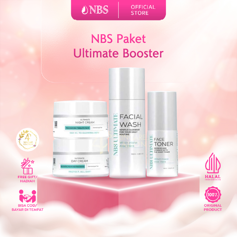 Jual NBS Skincare Paket Ultimate Booster Untuk Semua Tipe Jenis Kuit | Mencerahkan Wajah ...