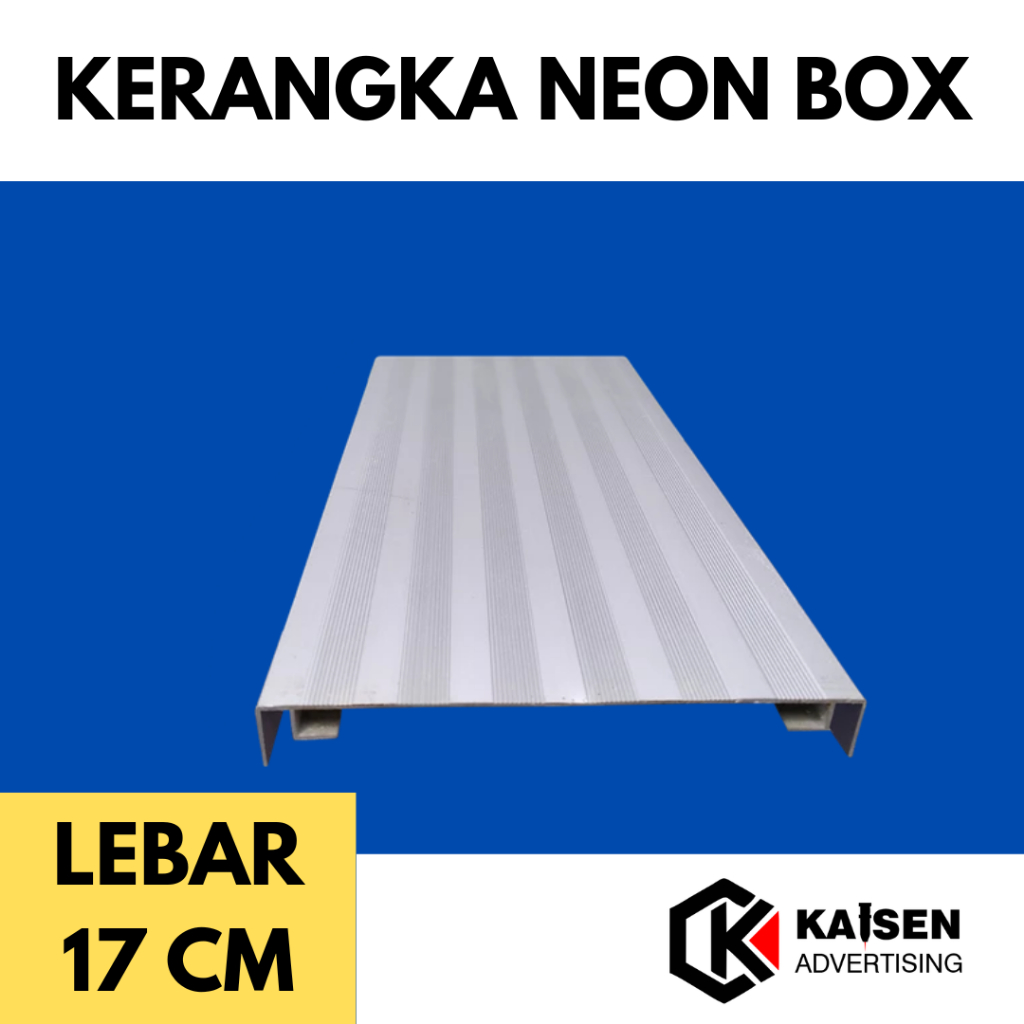 Jual Rangka Frame Neon Box Kotak Aluminium Lebar 17 cm | Shopee Indonesia