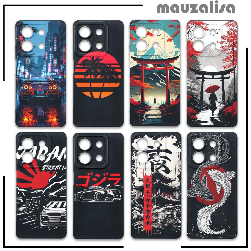 Jual Casing Case Xiao-mi Redmi Note 13 13c 4G 12 12c 5G Pro Motif Ilustrasi Softcase Gambar ...