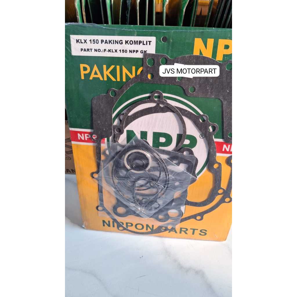 Jual JVS- paking gasket full set fulset fullset kawasaki klx 150 original npp | Shopee Indonesia