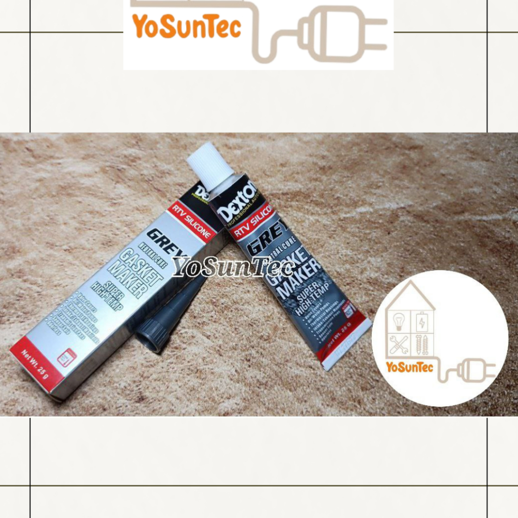 Jual Dextone Gasket Marker Grey Sealent High Temperature 25gr DEXTON ...