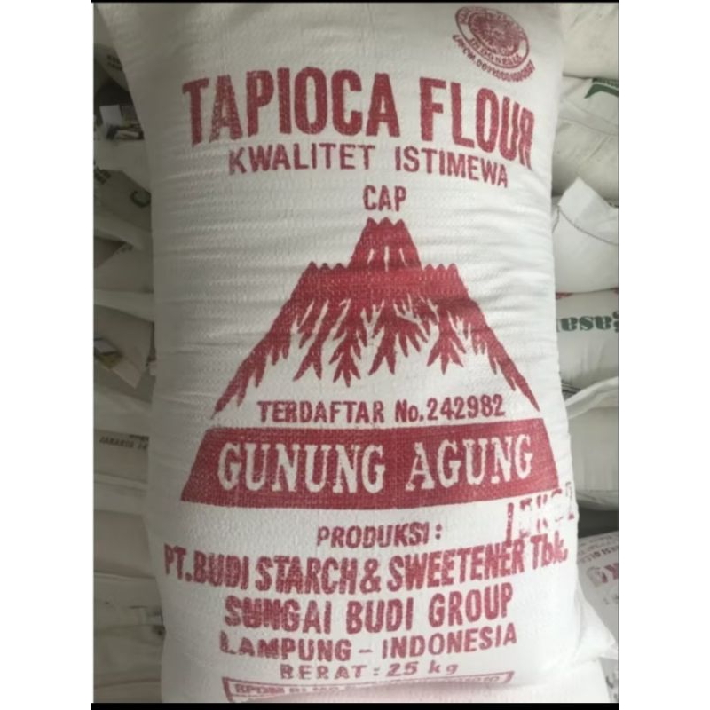 Jual Tepung Tapioka Cap Gunung Agung 25 Kg | Shopee Indonesia