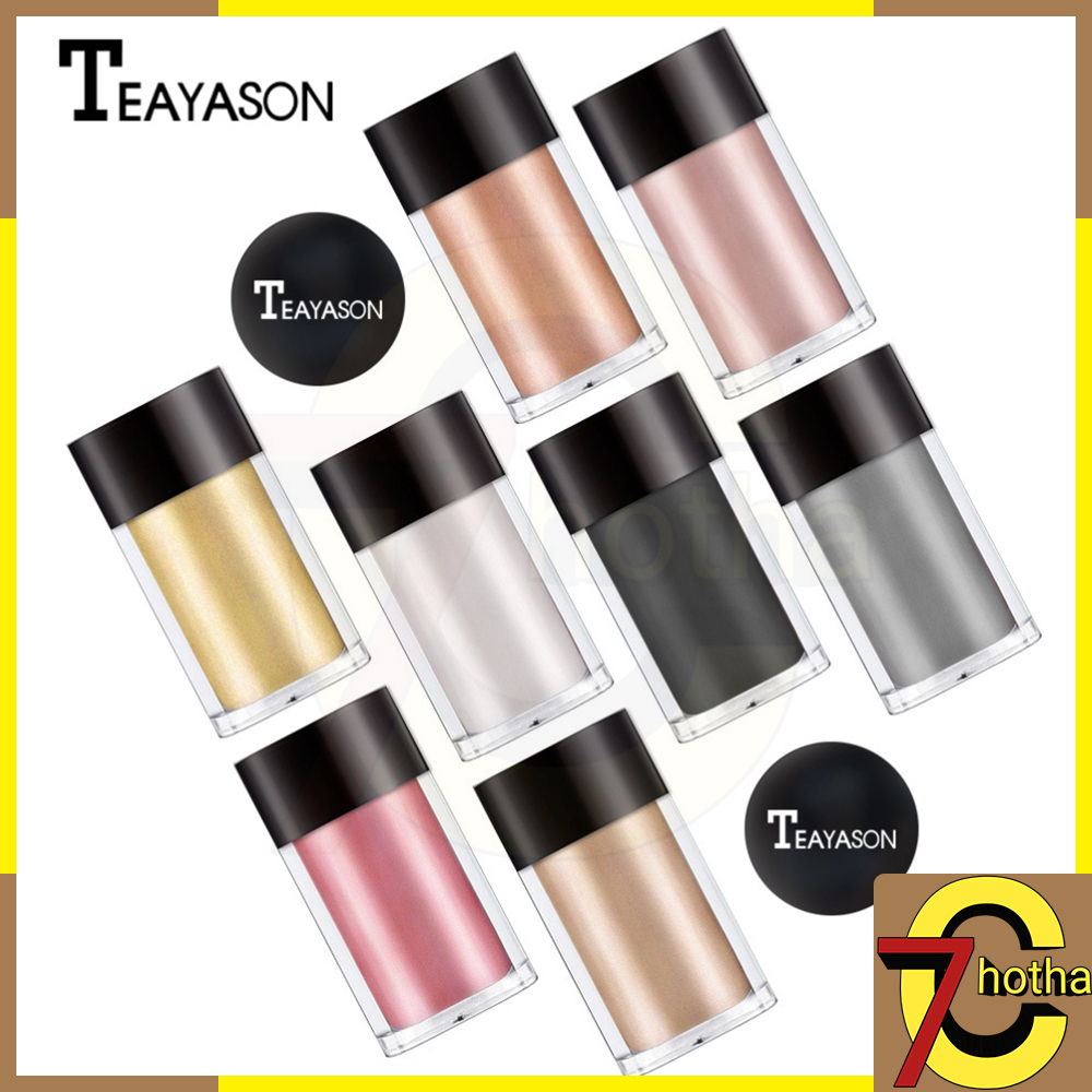 Jual TEAYASON Eyeshadow Glitter Tunggal 8 Warna Botol High Shine ...