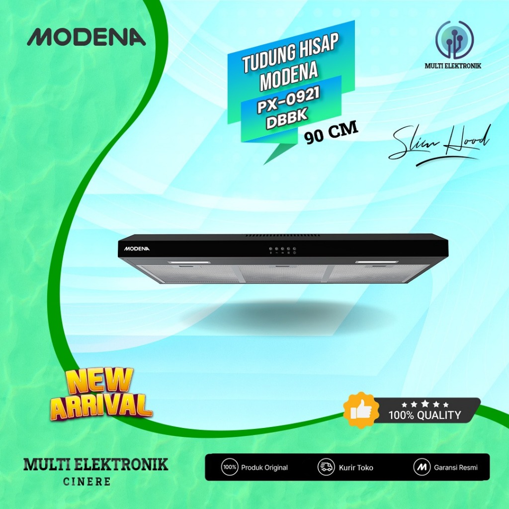 Jual Cooker Hood/Penyedot Asap 90 cm MODENA ESILE PX0921 DBBK | Shopee Indonesia