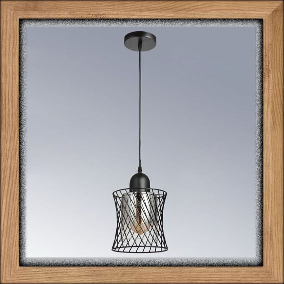 Jual lampu susun gantung kaca tabung rangka besi industrial vintage ...