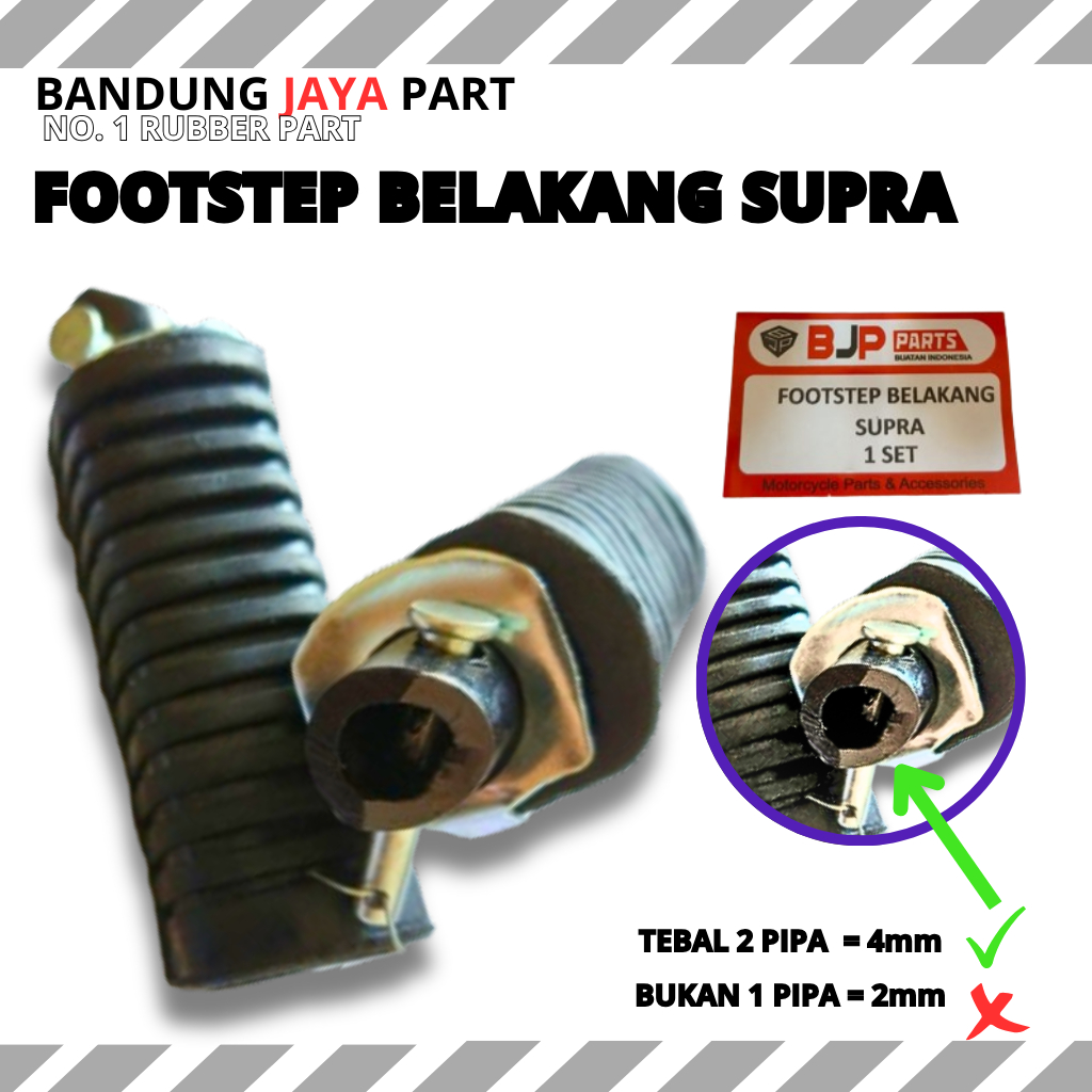 Jual FOOTSTEP BELAKANG SUPRA 1 Set High Quality | Shopee Indonesia