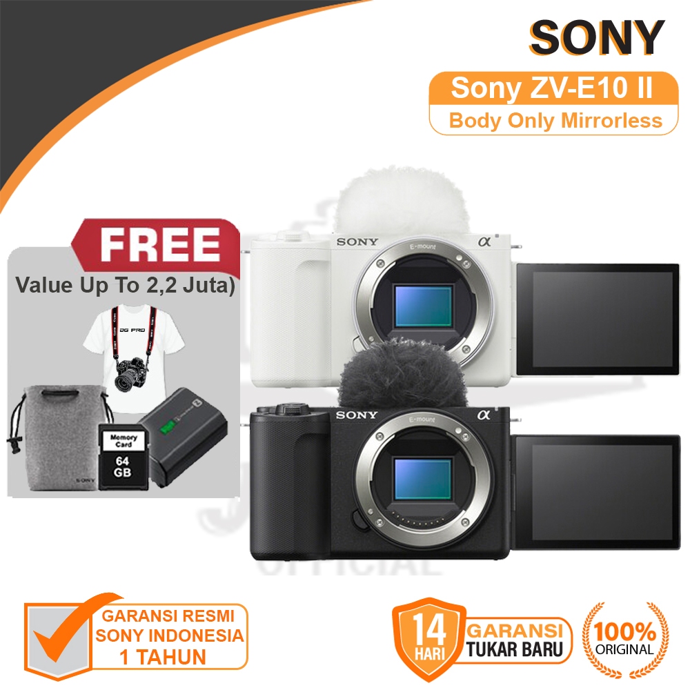Jual Sony ZV-E10 II Body Only Mirrorless Camera Sony Sony ZVE10 ZVE 10 Mark 2 Garansi Resmi ...