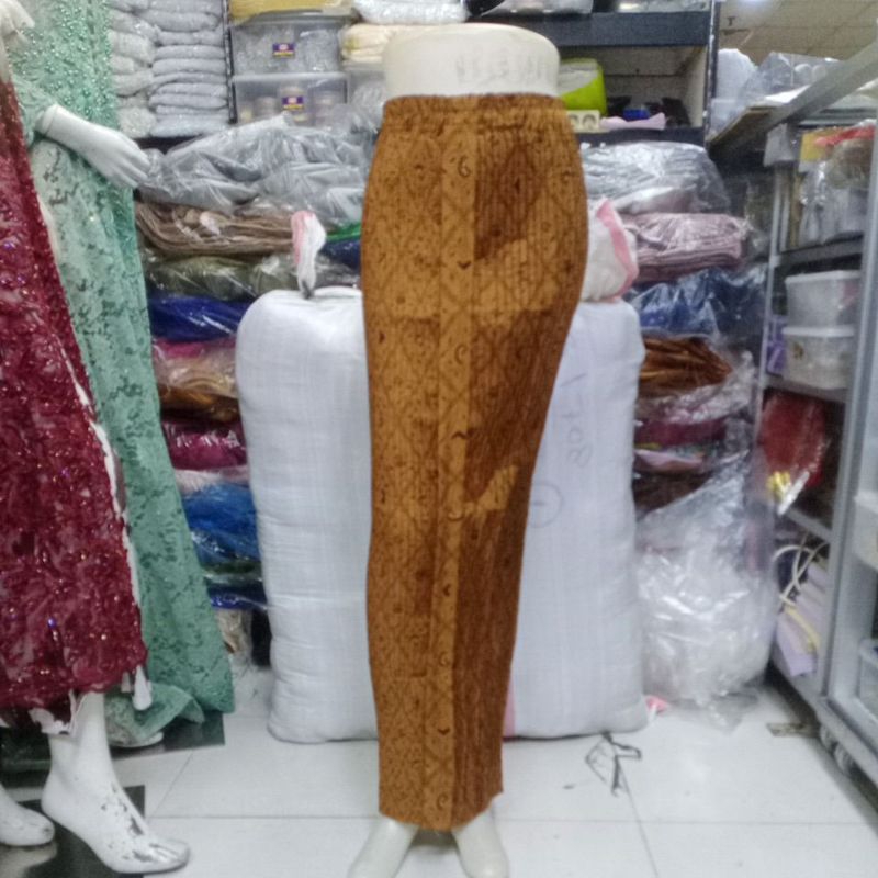 Jual rok plisket wiron/rok batik wiron | Shopee Indonesia