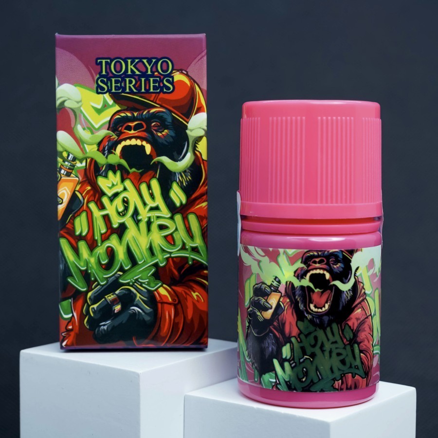 Jual TOKYO HOLY MONKEY STRAWBERRY CREAM BANANA 60ML BY VAPE ZOO E ...