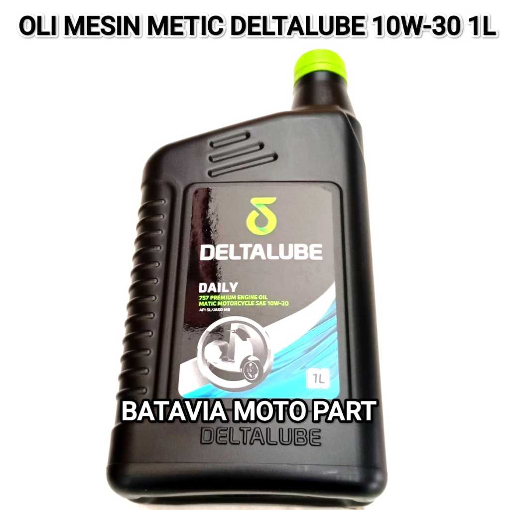 Jual OLI MESIN MOTOR MATIC DELTALUBE SAE 10W-30 API SL/JASO MB UKURAN 1 ...