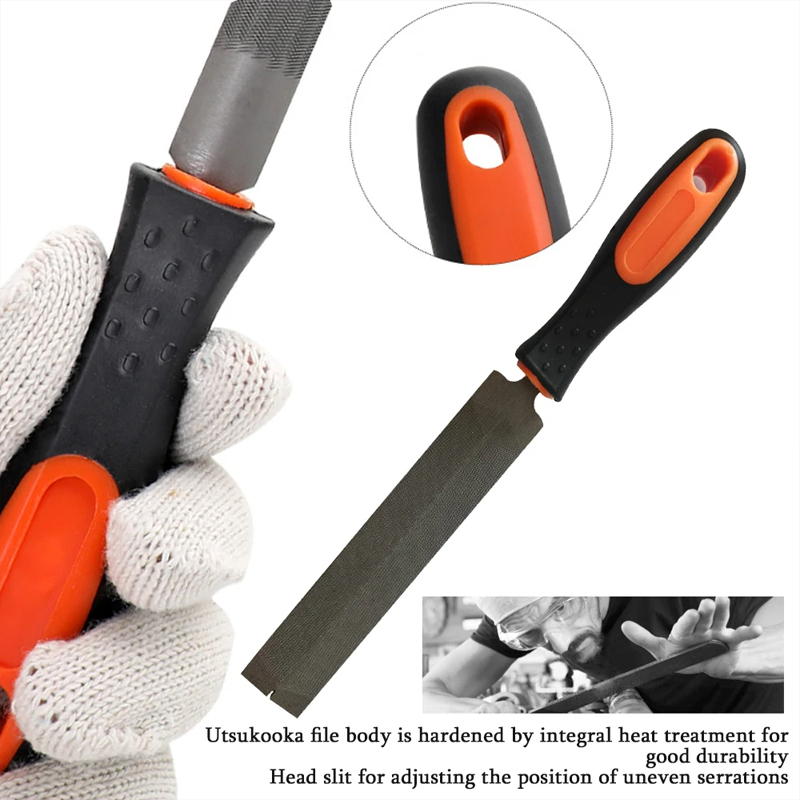 Jual Kikir Gergaji Segitiga 6 inch / Steel Stab Saw File / Kikir Gagang ...