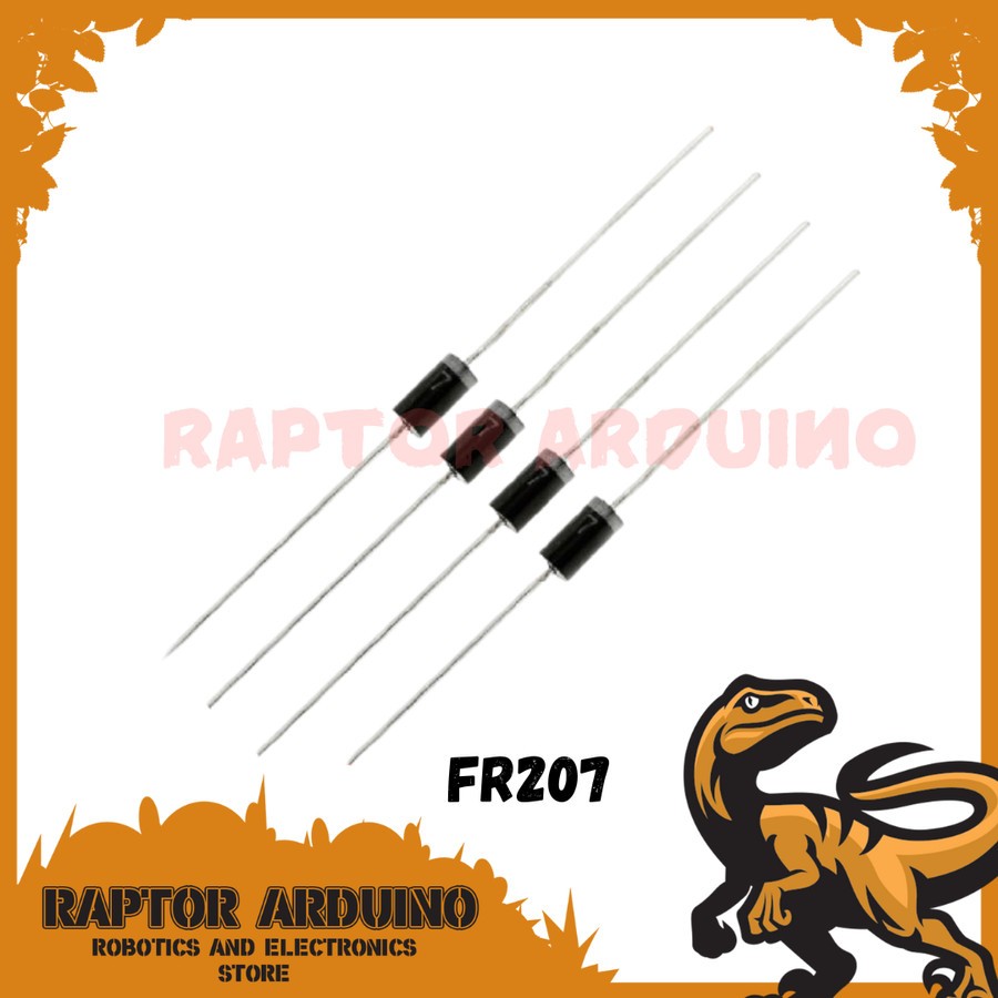 Jual Dioda FR207 2A 1000V Fast Recovery diode Rectifier | Shopee Indonesia