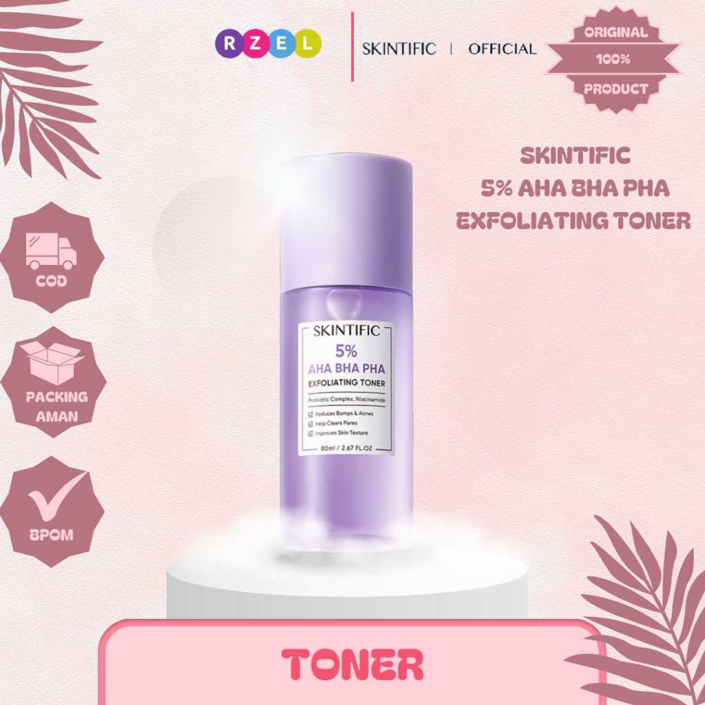 Jual SKINTIFIC - 5% Aha Bha Pha Exfoliating Toner Face Eksfoliasi wajah Glow and Smooth Skin ...