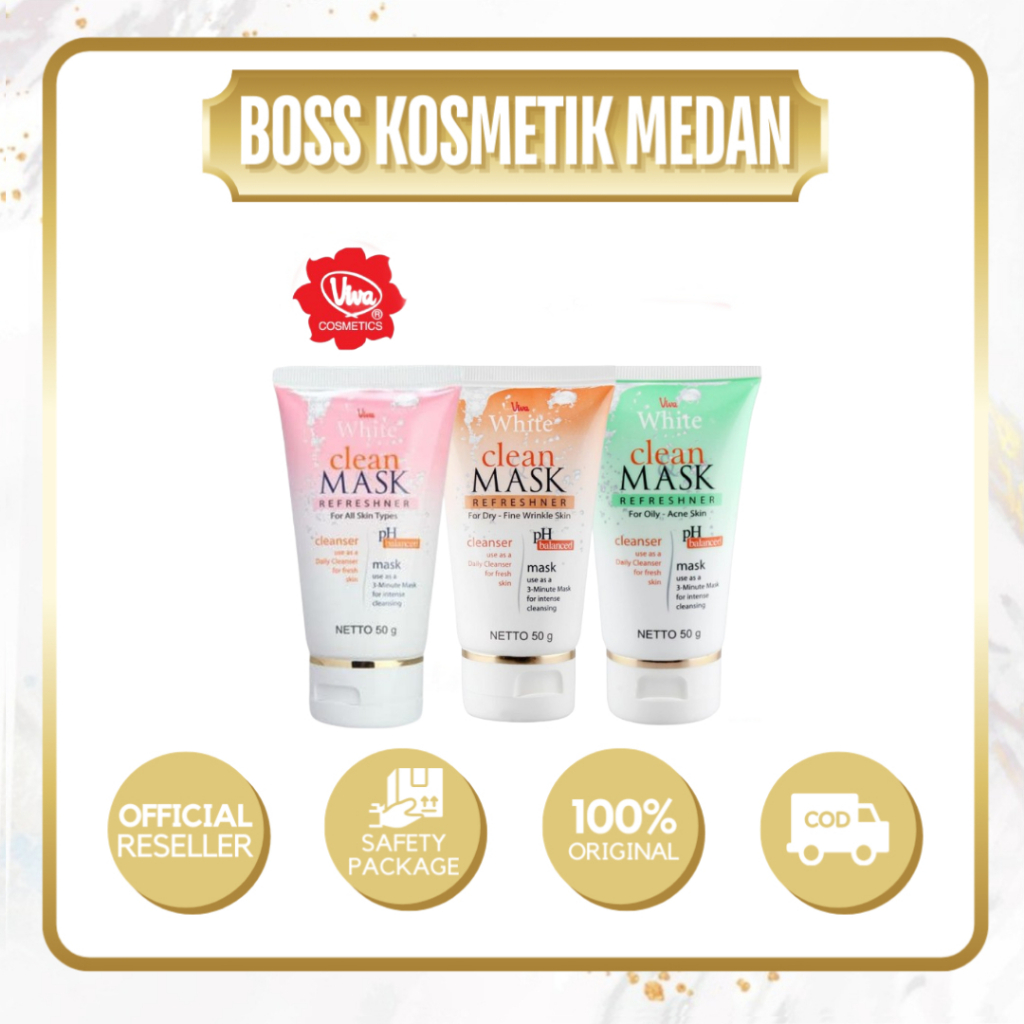 Jual Viva Clean Mask Refreshner Cleanser 50g | Shopee Indonesia