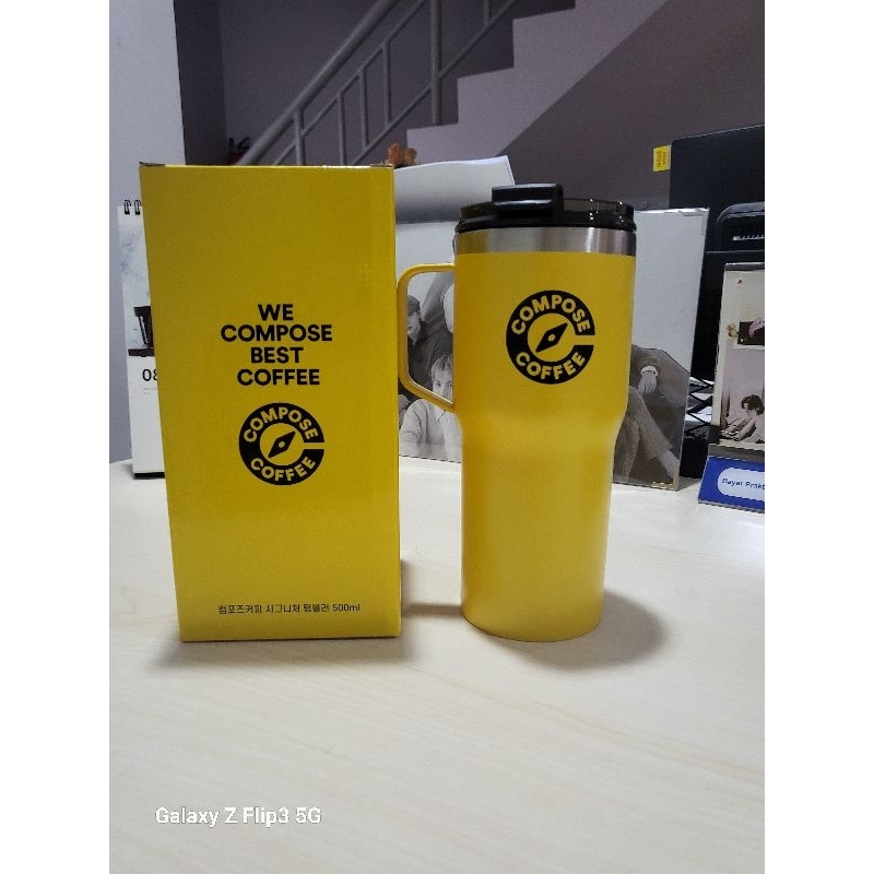 Jual tumbler compose coffee V BTS korea #BTS #V #THV | Shopee Indonesia