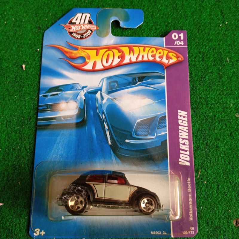 Jual hot wheels hotwheels Volkswagen VW beetle kodok hitam doff blue ...