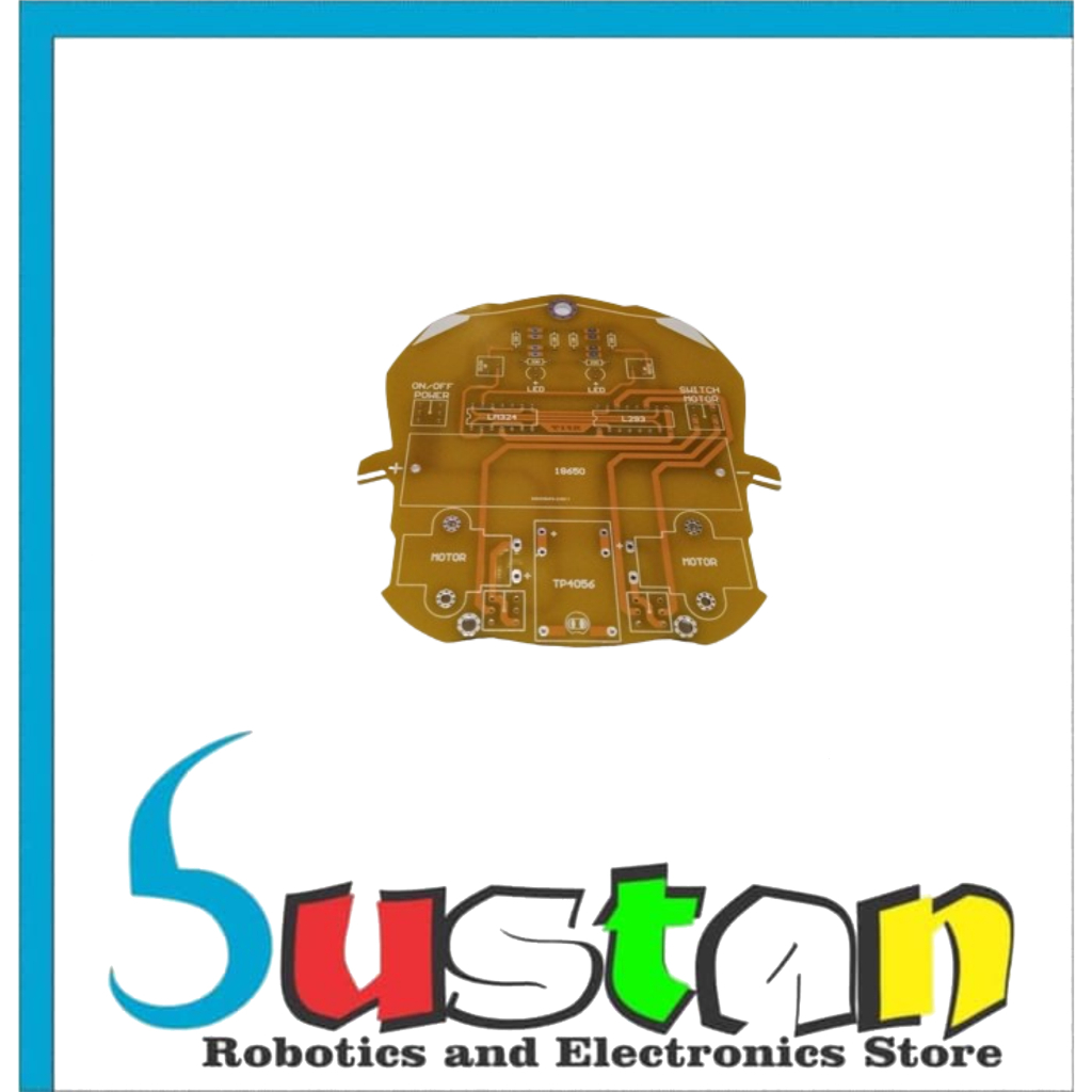 Jual PCB ROBOT LINE TRACER FOLLOWER R7 HARDWARE + 16 SENSOR LOMBA ROBOT ...