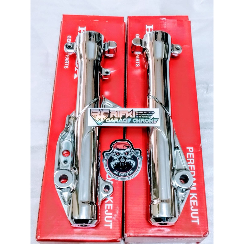 Jual shock pcx chrome original u pcx 150/160 original | Shopee Indonesia