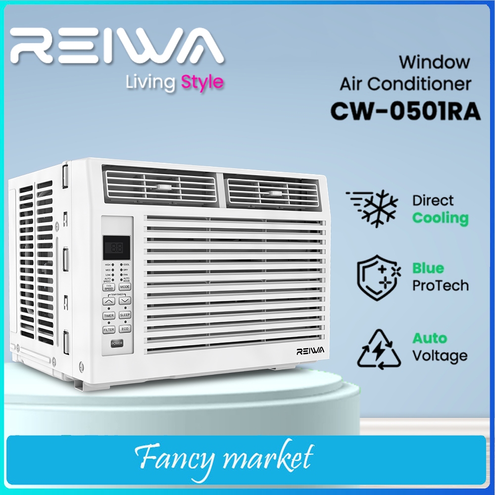 Jual NEW AC REIWA/AC WINDOW REIWA 1/2 PK CW-0501RA 370 WATT | Shopee ...