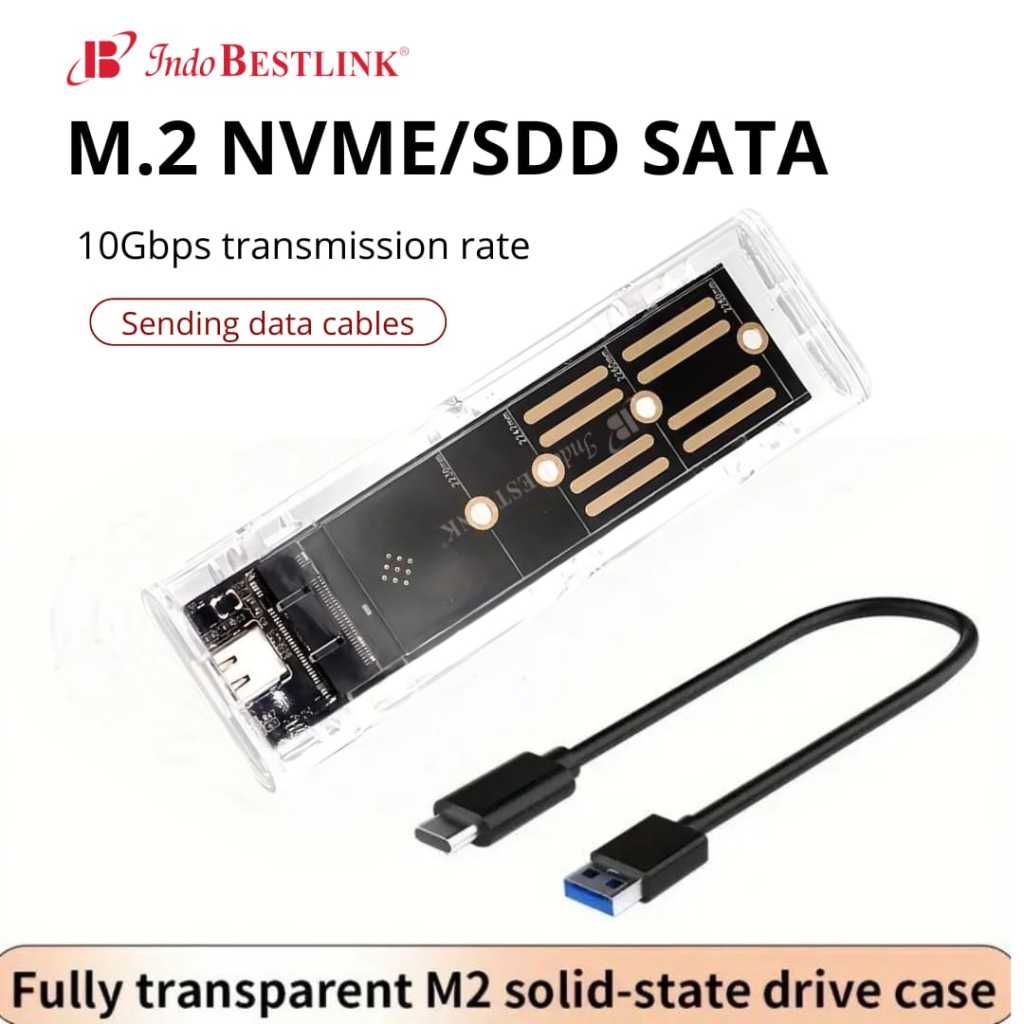 Jual /Casing SSD External M.2 NVME + USB 3.1 Type C | 2TB Enclosure ...
