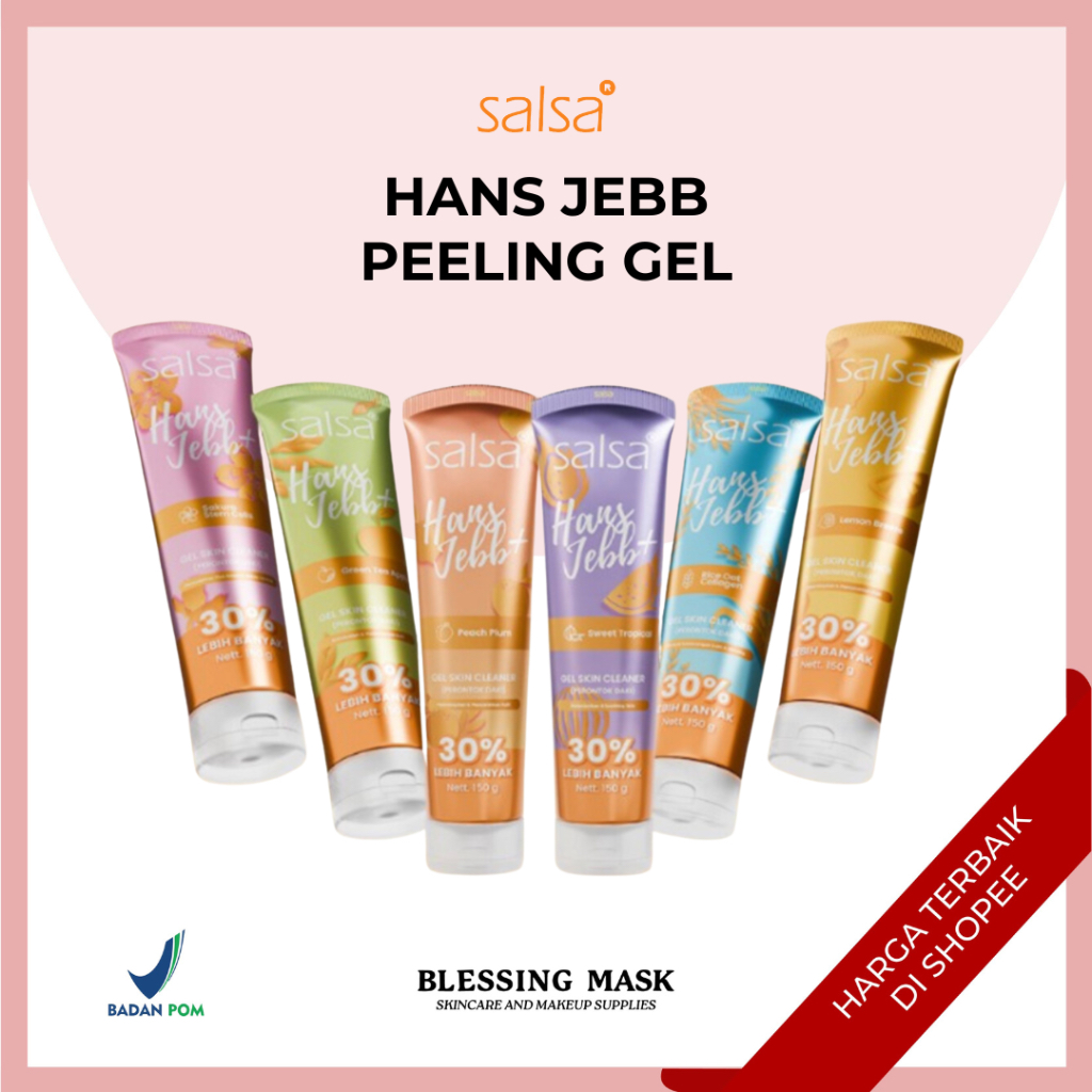 Jual Salsa Hans Jebb Peeling Gel - 110gr (Lulur tanpa bilas) | Shopee ...