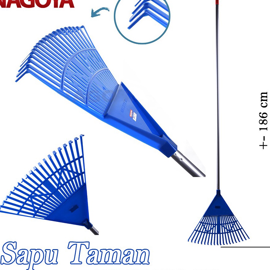 Jual Sapu Taman Daun Besar Garden Broom Garu Sapu Sampah Daun 81 Nagoya ...