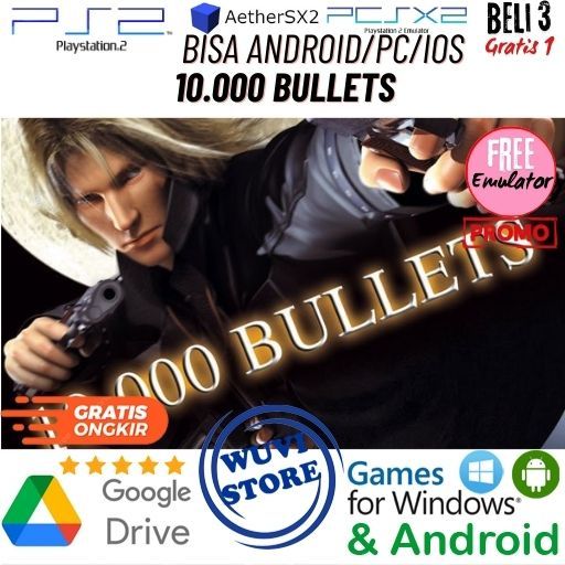 Jual PS2 10.000 Bullets | Bisa di PC / Android / IOS Plus Emulator ...