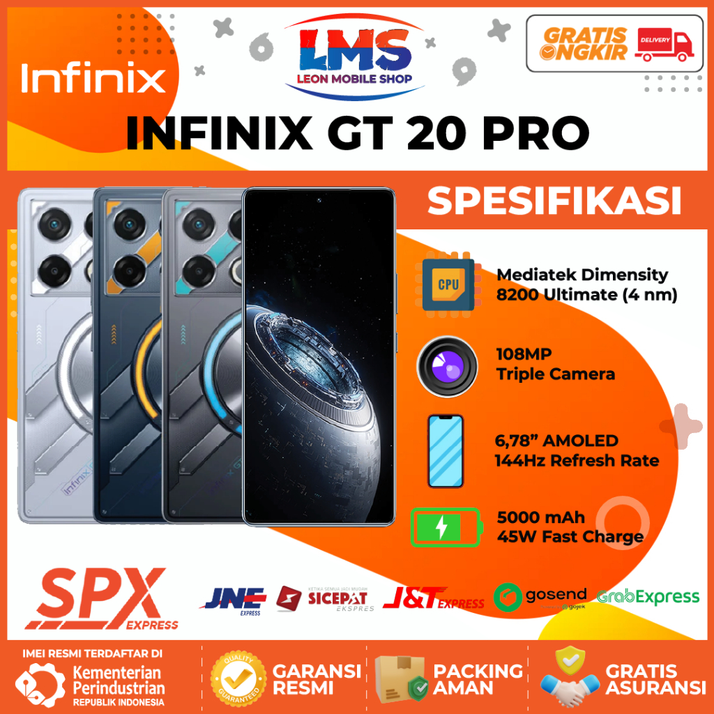 Jual Infinix GT 20 Pro 5G [8GB+256GB] [12GB+256GB] - Garansi Resmi 1 Tahun | Shopee Indonesia