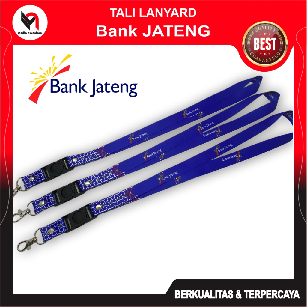 Jual Tali ID Card Bank Jateng Lanyard Bank JATENG READY STOCK | Shopee ...