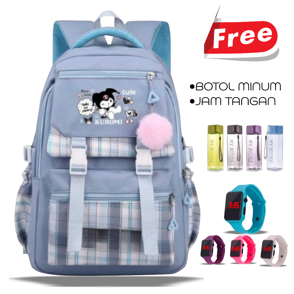 Jual RAHAYU BAGS - Tas Anak Sekolah SD SMP SMA Kuromi Fashion Korea Style Terbaru Untuk ...