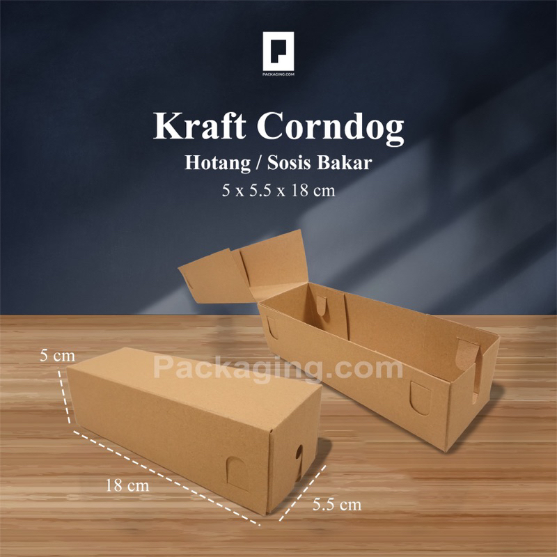 Jual Hotang/Dus Corndog/Kotak Sosis/Box Sosis bakar | Shopee Indonesia