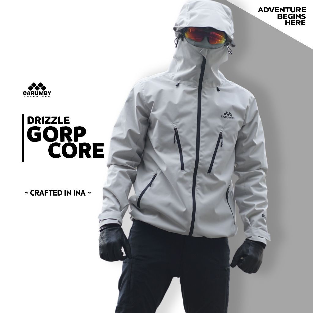 Jual JAKET GORPCORE CARUMBY DRIZZLE PUTIH DFCT SALE | Shopee Indonesia