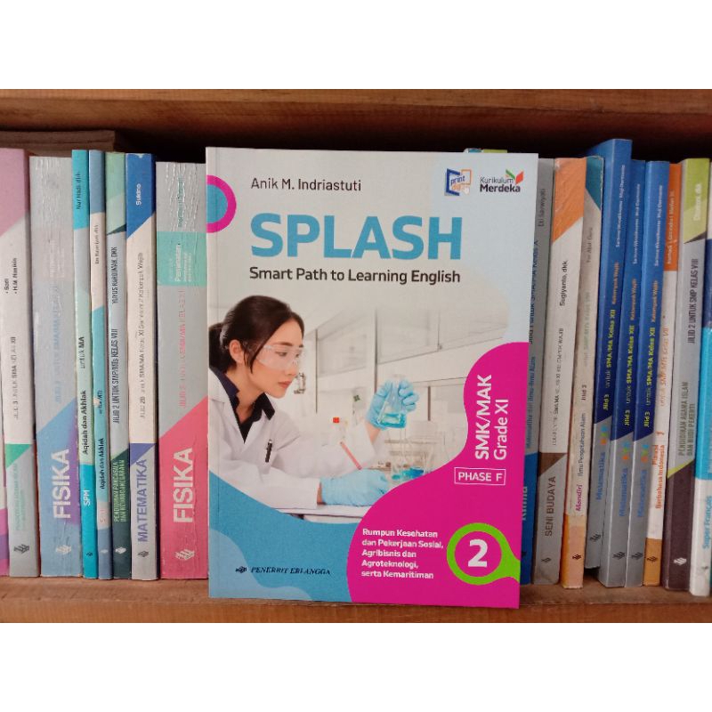 Jual BUKU SPLASH ENGLISH SMK/MAK KELAS 2 PHASE F KURIKULUM MERDEKA ...