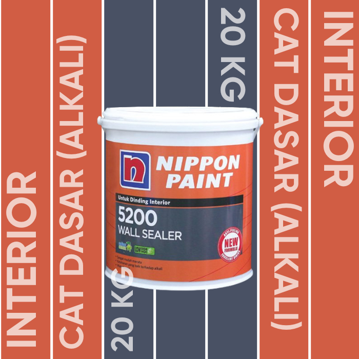 Jual Cat Dasar (Alkali) 5200 Wall Sealer Nippon Paint Interior 20 Kg ...