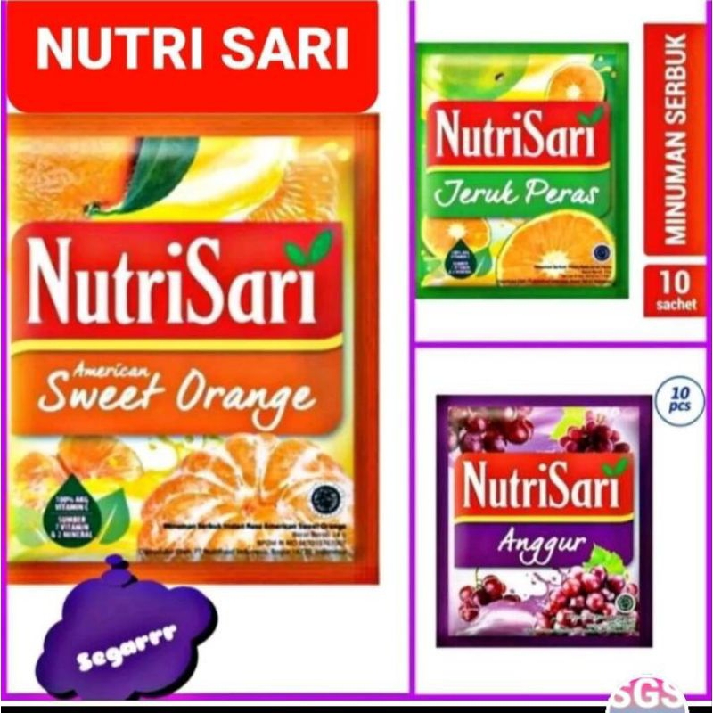 Jual NUTRISARI 10 SACHET ALL VARIAN | Shopee Indonesia