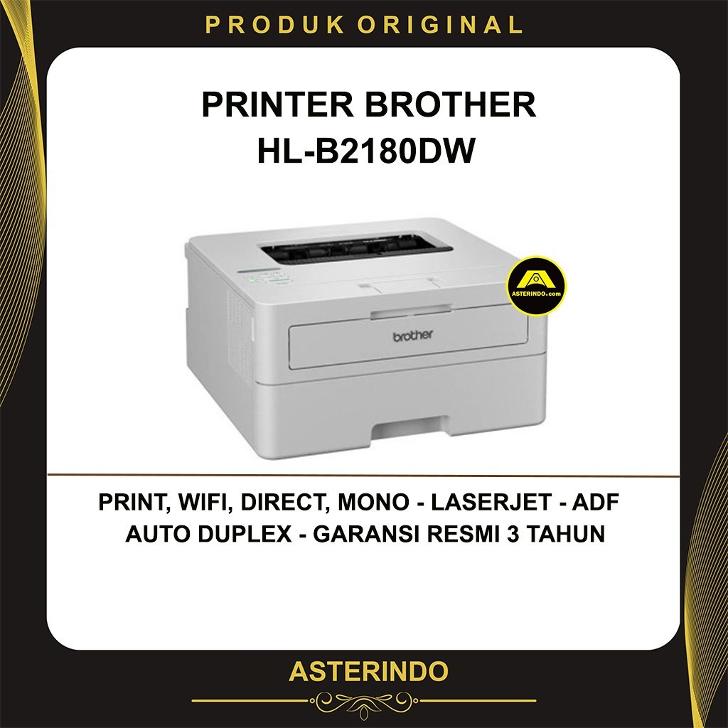 Jual Printer Brother Laserjet HL-B2180DW Print Duplex Wifi Direct ADF ...