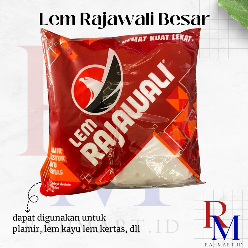 Jual lem rajawali putih 1kg ( 800gr ) lem kayu | Shopee Indonesia