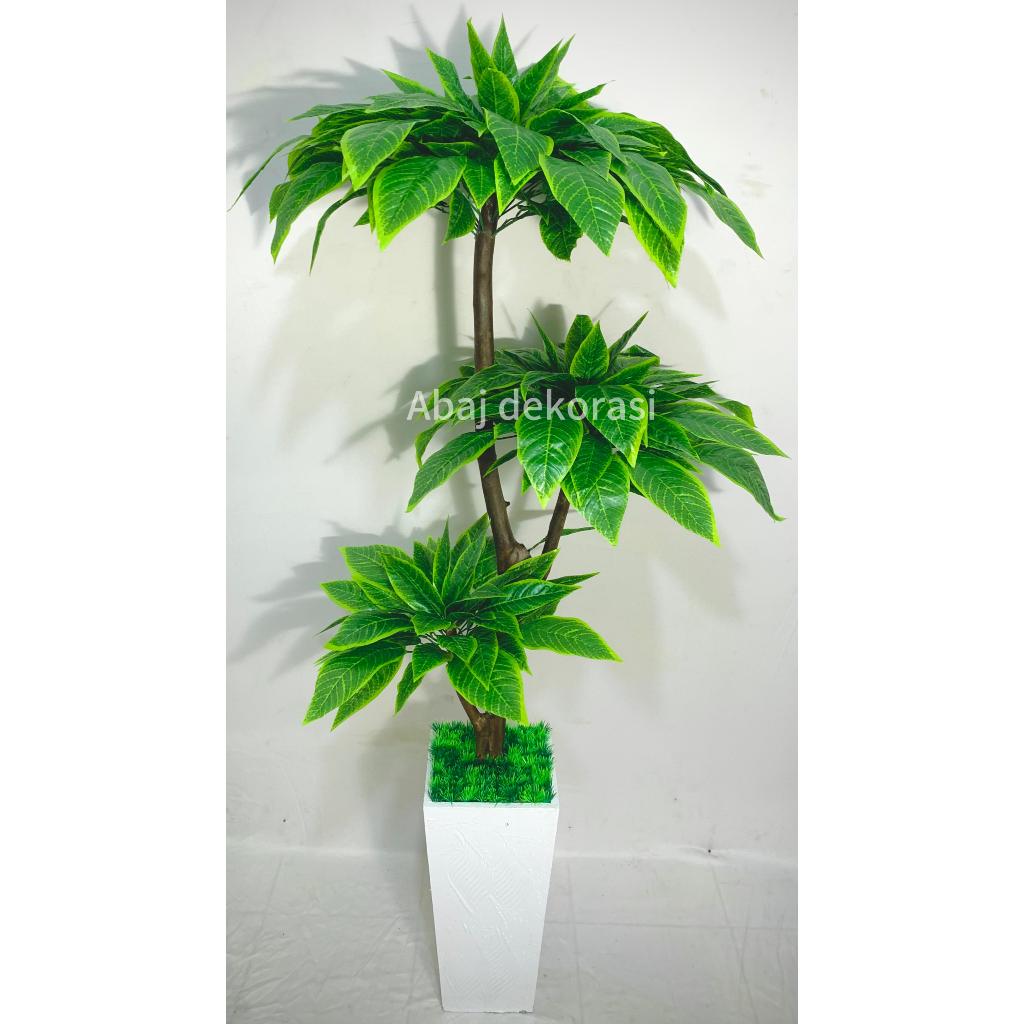 Jual Pohon Golden lucky 150cm- pohon mangga- pohon artificial- pohon ...