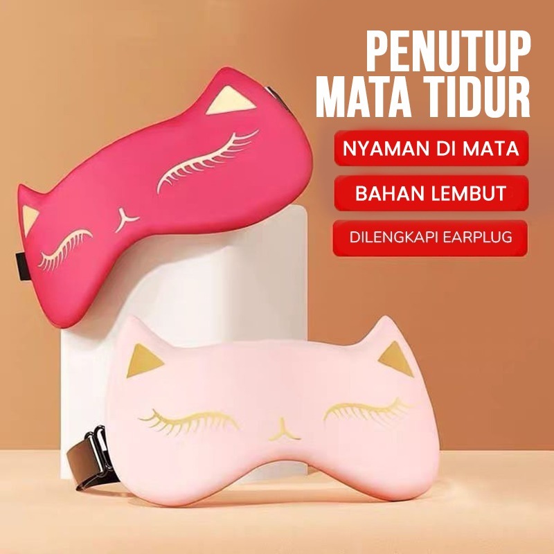 Jual BBAK Sleeping Mask Masker Penutup Mata Tidur Unisex Bahan Sutra ...